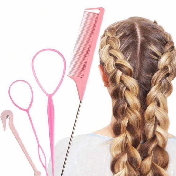 Hair | Braider Set 4pcs Hair Tool Hair Looping Tool Hair Braiding Tool ...